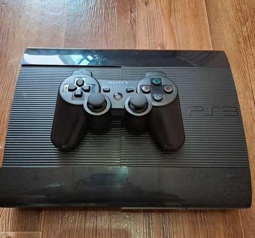 Sony PS3 Super Slim 500gb прошитая с играми