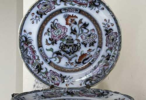 Старинная тарелка 24 см. Англия, 19 век