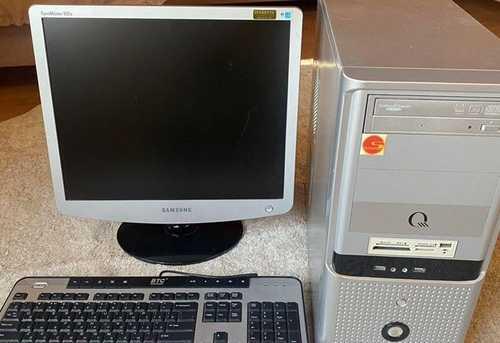 Компьютер(процессор,монитор, клавиатура)
