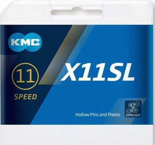 Цепь KMC X11SL 11ск. 118L Gold