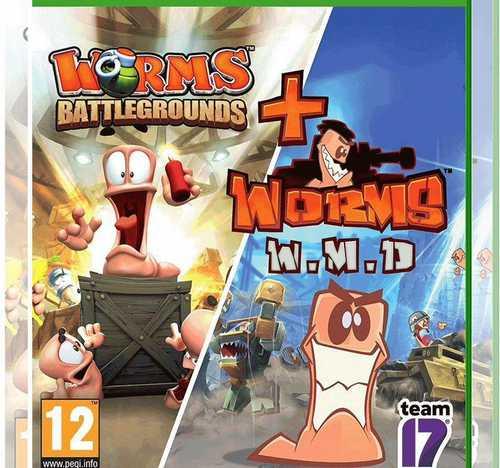 Worms W.M.D   Worms Battlegrounds на Xbox one xs к