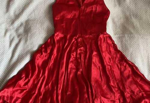 Платье вечернее женское красное праздничное Mohito