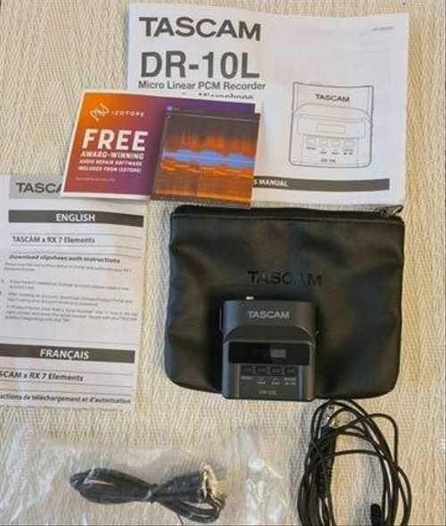 Tascam DR-10l портативный рекордер с микрофоном