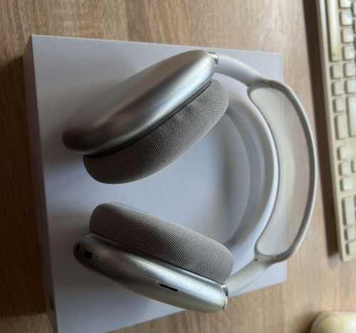 Беспроводные наушники apple airpods max silver