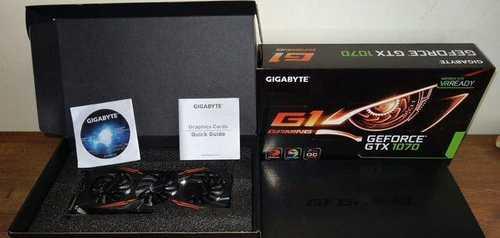 Gigabyte GTX 1070 8192Mb (GV-N1070G1 gaming-8GD)