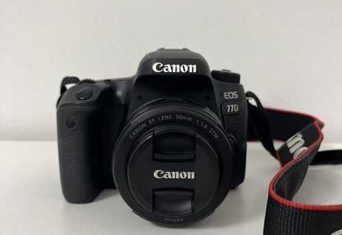 Зеркальный фотоаппарат Canon 77D 2020