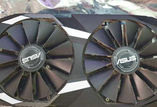 Видеокарта AMD RX580 8Gb asus Dual-RX580-08G