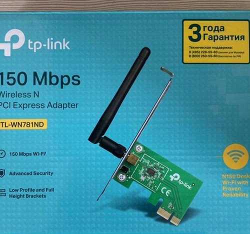 Wi-fi PCI Express адаптер TP-link TL-WN781ND