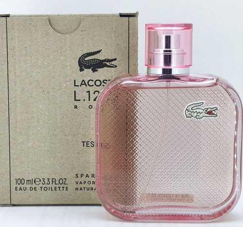 Lacoste L. 12.12 rose sparkling 100мл туалетная во