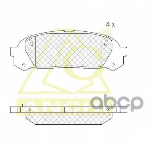 Тормозные колодки toyota Crown GS151, Mark II