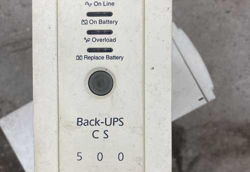 Ибп APC Back-UPS CS 500VA