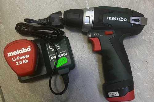 Metabo шуруповерт 12v