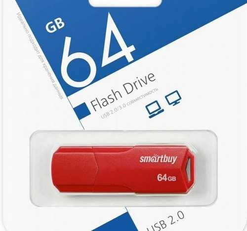 Флеш накопитель USB 2.0 Flash 64 Gb SmartBuy Clue