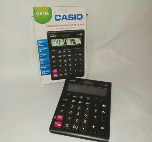 Калькулятор casio GR-12