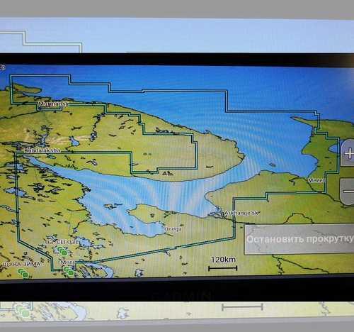 Карты глубин Garmin Bluechart 068R (Белое Баренцев