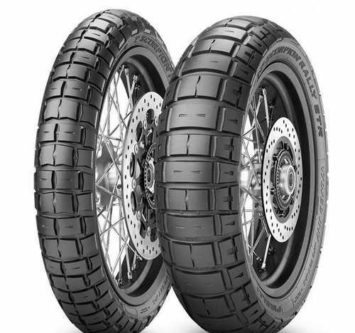 Шины Pirelli Scorpion Rally STR 110/70 R17 54H Передняя Эндуро