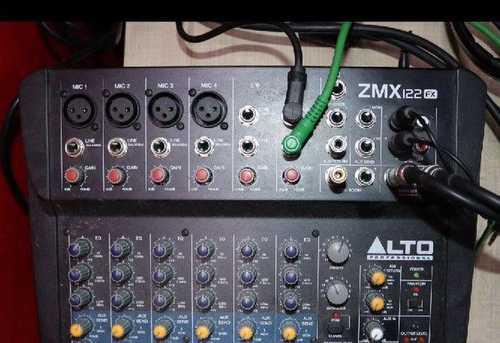 Микшерный пульт Alesis zmx 122 fx