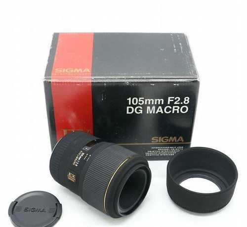 Sigma AF 105mm f/2.8 EX DG Macro 4/3 в упаковке