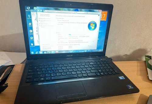 Asus ноутбук k52F, i3 4gb ram 256gb hdd