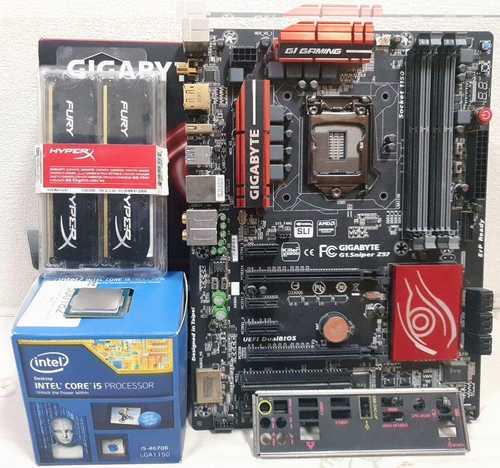 Gigabyte G1.Sniper Z97 4670k 16ddr3