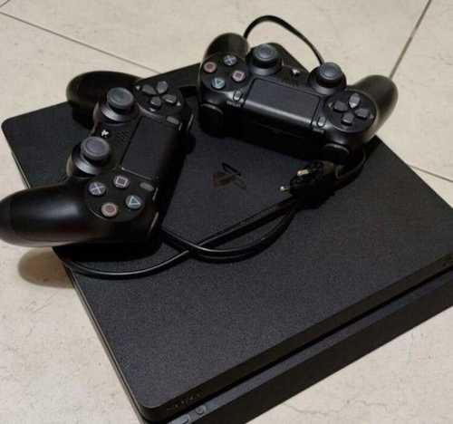 Sony PS4 slim 1tб много игр