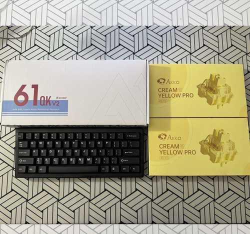 Cidoo qk61 v2   Akko Cream Yellow Pro V3 (90)