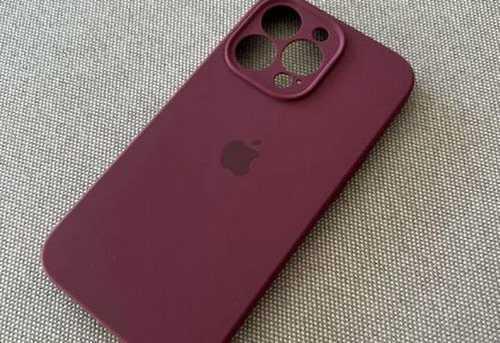 Чехол для iPhone 13 Pro бордовый