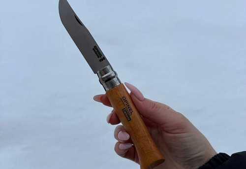 Нож opinel №9, углеродистая сталь, рукоять из дере