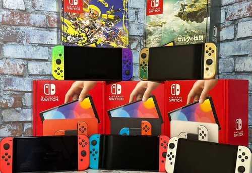 Nintendo switch oled прошитые разные