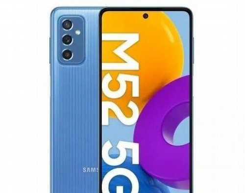 Смартфон Samsung Galaxy M52 5G 6/128 гб (Голубой)