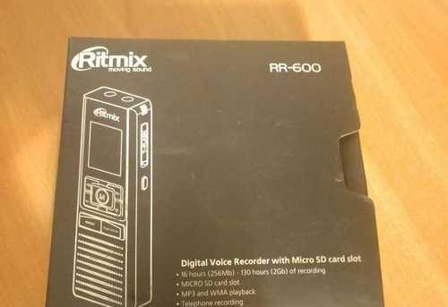 Цифровой диктофон Ritmix RR-600 2Gb