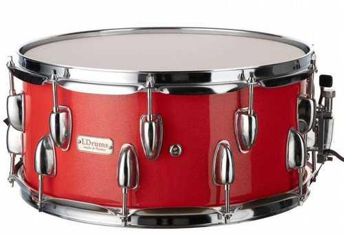 LD6408SN Малый барабан, красный, 14"*6,5" LDrums