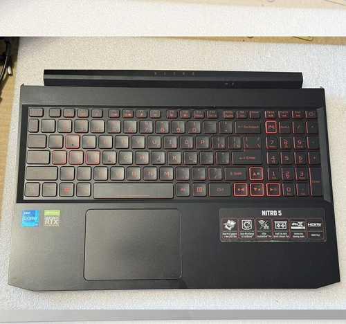 Топкейс + тач пад для ноутбука Acer Nitro 5 AN515