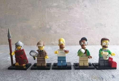 Коллекционные фигурки Лего Симпсоны Дисней