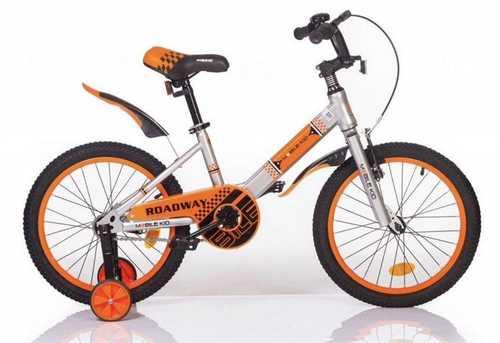 Детский велосипед с боковыми колесами