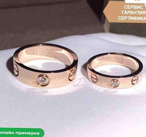 Обручальное кольцо Inspired Cartier Love 0,02ct