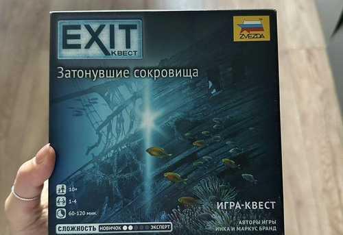 Настольная игра " Exit: Затоновушие сокровища"