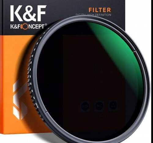 K&F Concept Variable ND фильтр 72mm