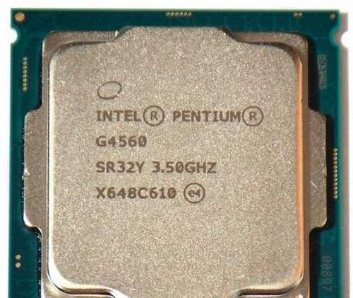 Процессор intel pentium g4560 связка