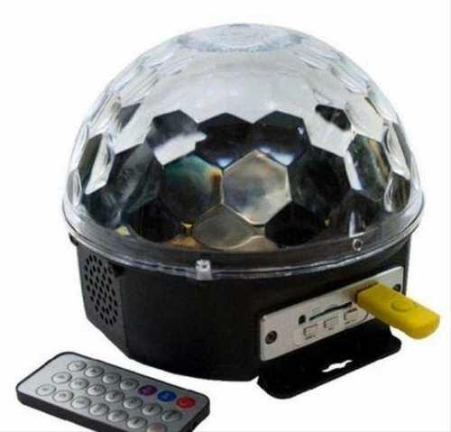 Светодиодный диско шар mp3 с флешкой