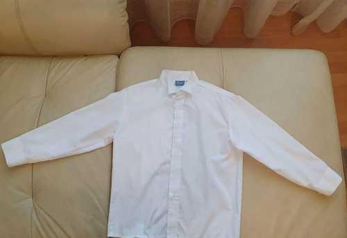 Рубашка белая 122-128 см