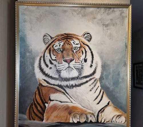 Картина Год тигра на холсте 50х60