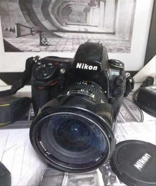 Фотоаппарат Nikon D700 с объективом Nikon