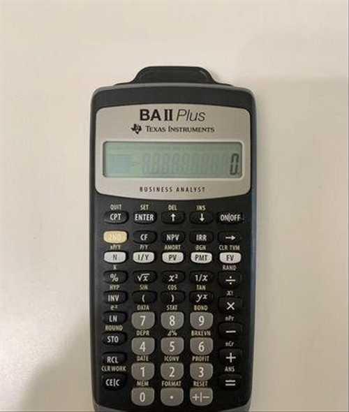Texas instruments ba 2 plus финансовый калькулятор