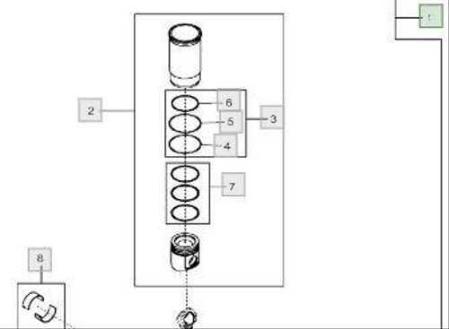 Моторкомплект John Deere RE527834 двигатель 6068H