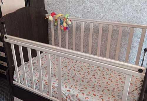 Кровать детская от 0до6 лет в идеальном состоянии