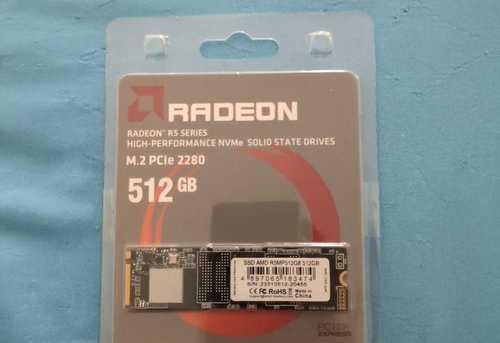 SSD накопитель AMD Radeon r5mp512g8 M.2 PCIe 512