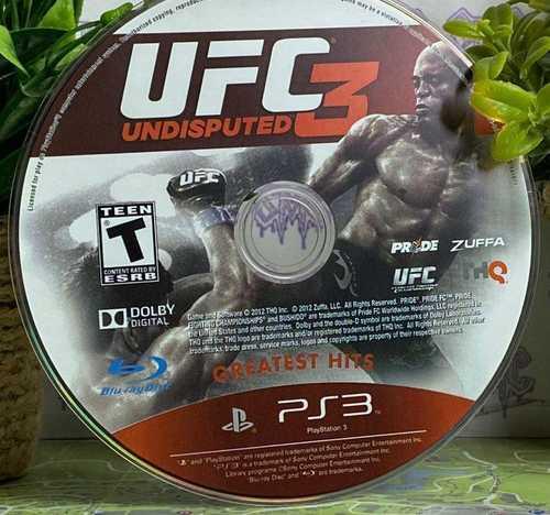 UFC Undisputed 3 PS3 OEM