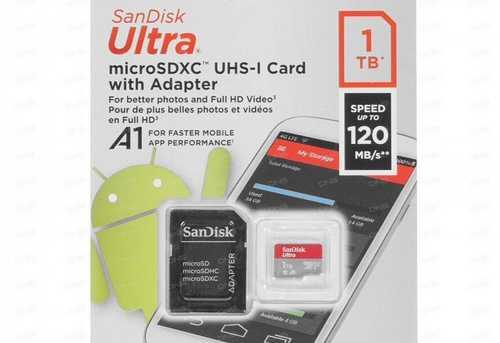 Карта памяти MicroSD SanDisk Ultra 128GB Новая