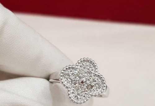 Золотое кольцо Van Cleef с бриллиантами